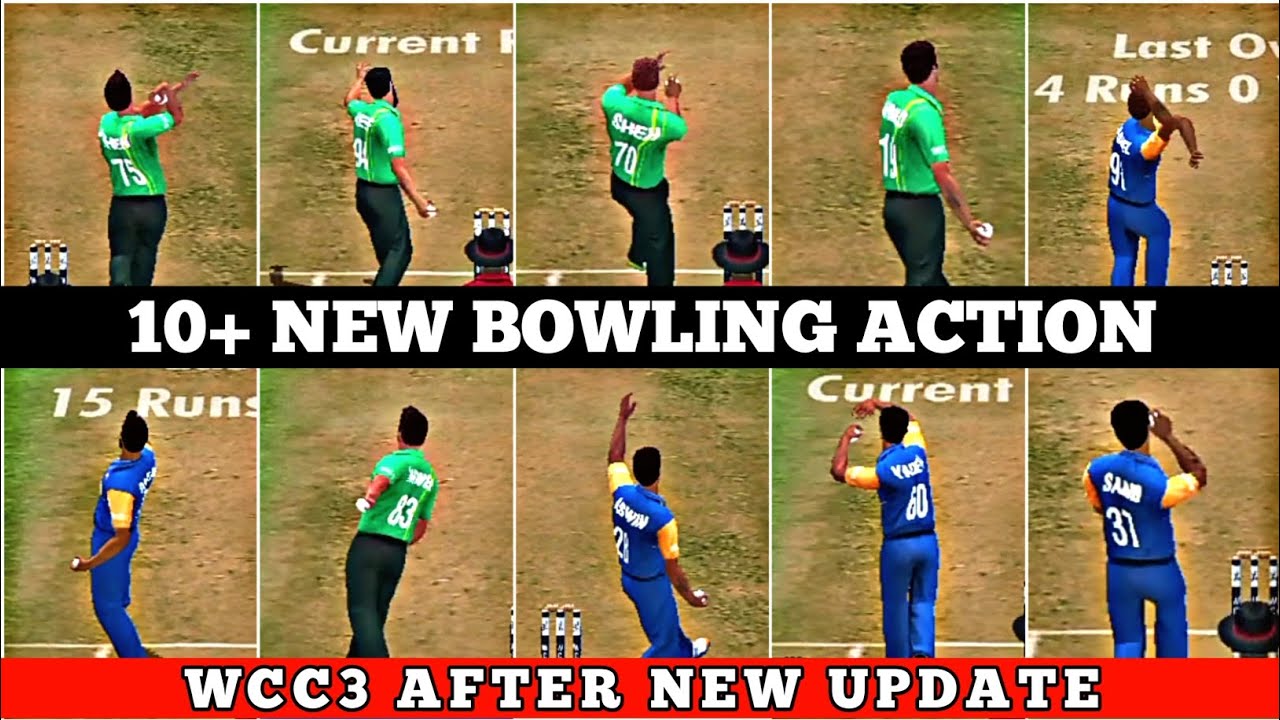 10+ New Bowling Action in Wcc3 - Wcc3 New Update - New Bowling Action 😻 ...