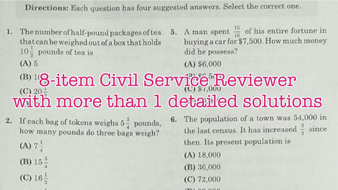 Civil Service Exam Reviewer Arithmetic Ability Questions From Random civil-service-exam-reviewer-arithmetic-ability-questions-from-random
