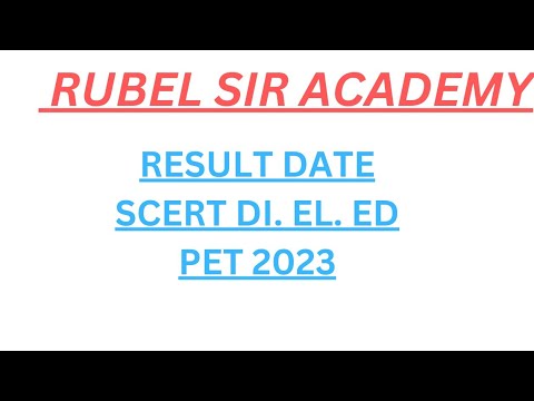 #Result Assam SCERT DI.El.Ed PET 2023 #result assam scert dled pet 2023 ...