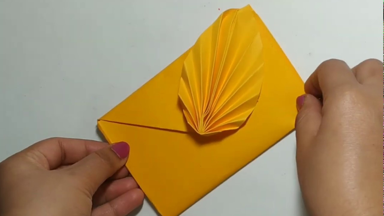 Envelope making with paper without scissor & Glue( coolest envelope) l ...