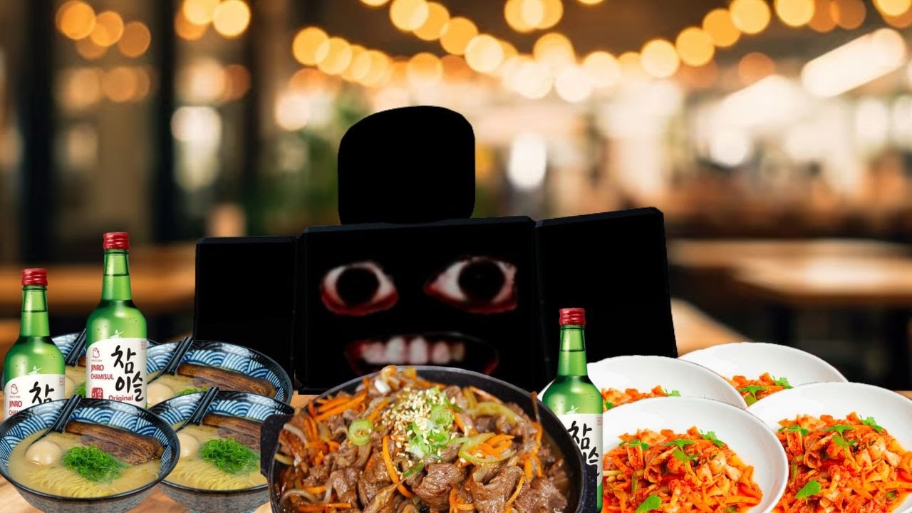ASMR Roblox Mukbang Restaurante Coreano - YouTube