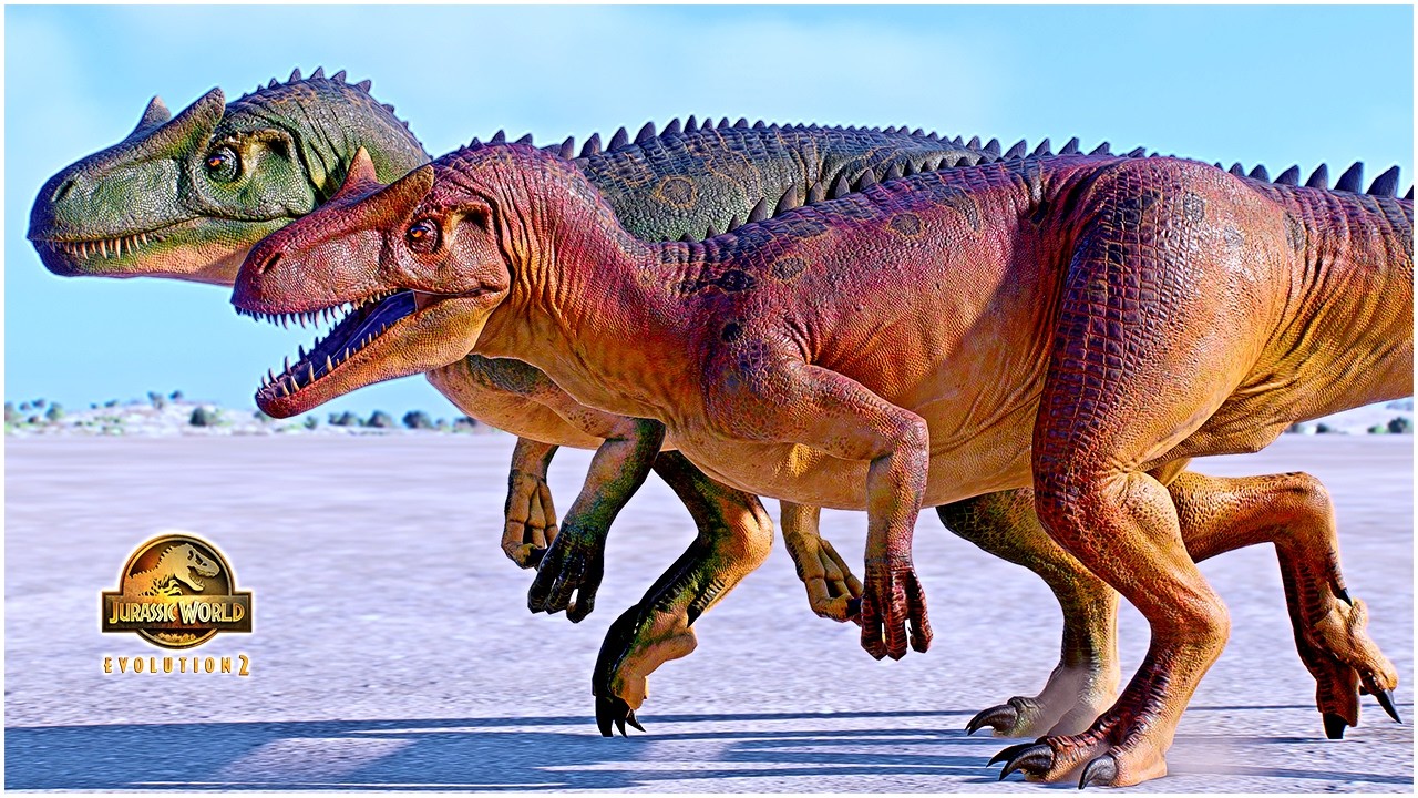 Allosaurus Game Scenes in Jurassic World Evolution 2 - JWE - YouTube