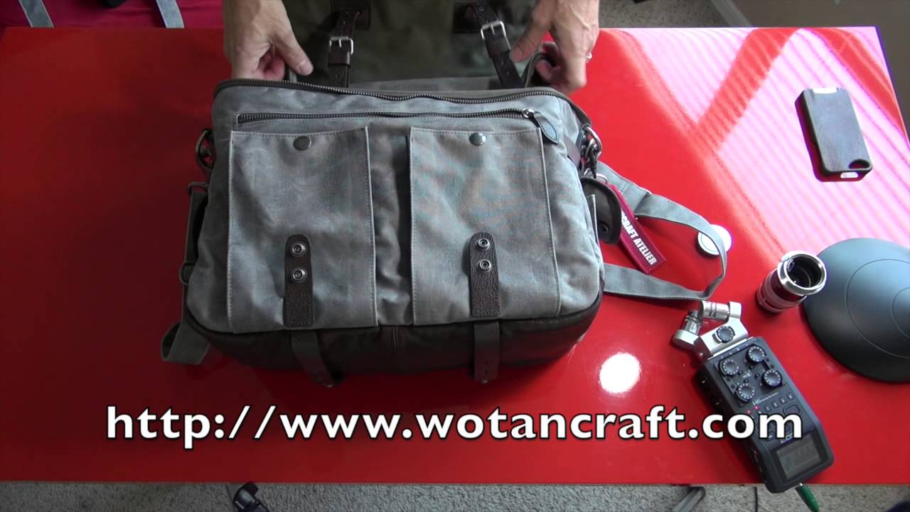 The Wotancraft Ranger Camera Bag Overview - YouTube