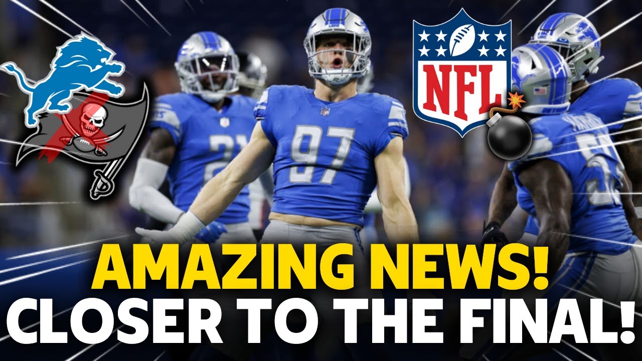 🔥 WHAT AMAZING NEWS! DETROIT LIONS IN THE FINAL?! TODAY'S NFL NEWS ...