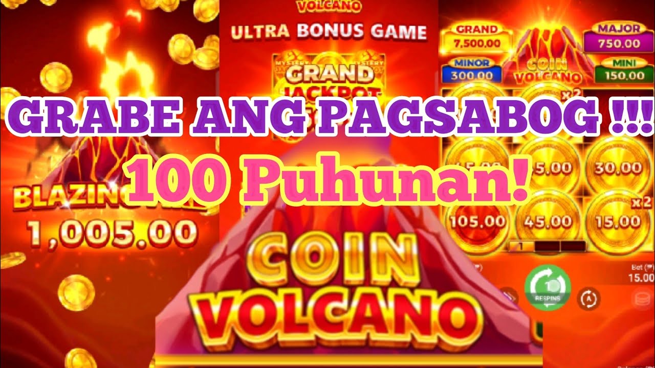 COIN VOLCANO ng BNG | GRABE ANG PAGSABOG | 100 to 5.5k - YouTube