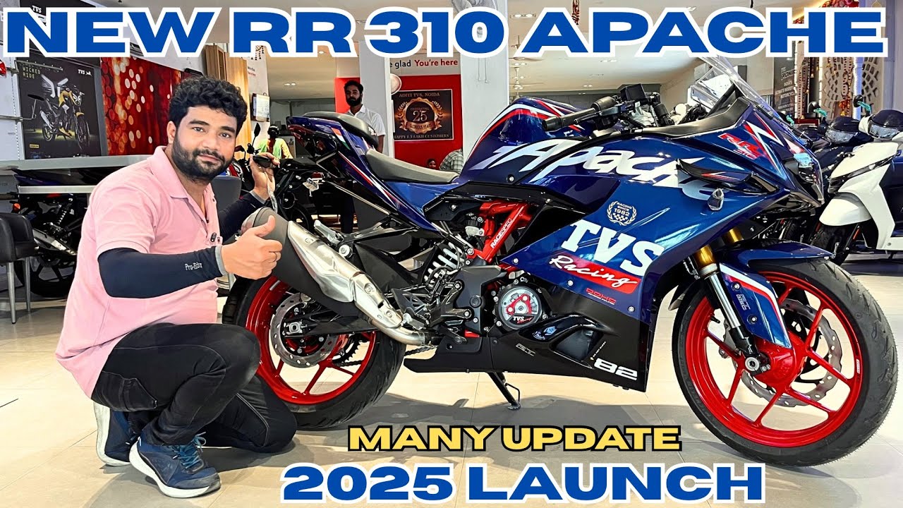 Urgent Video 2025 :-New Apache RR 310 Racing Blue Colour Launch With ...