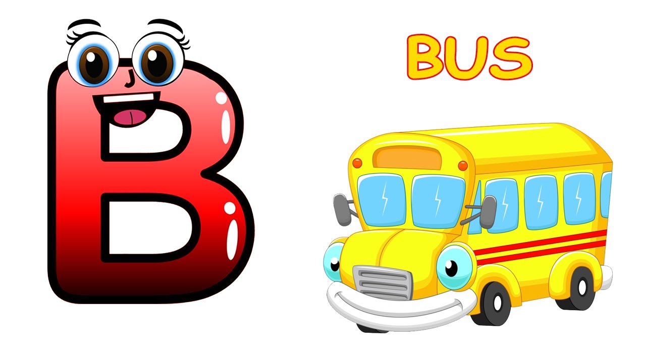 Phonics Letter B Song | Learning Alphabet B | Nursery Rhymes For ...