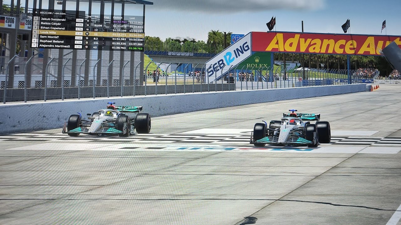 Formula 1 FIXED Racing at - Sebring Raceway @ iRacing - YouTube