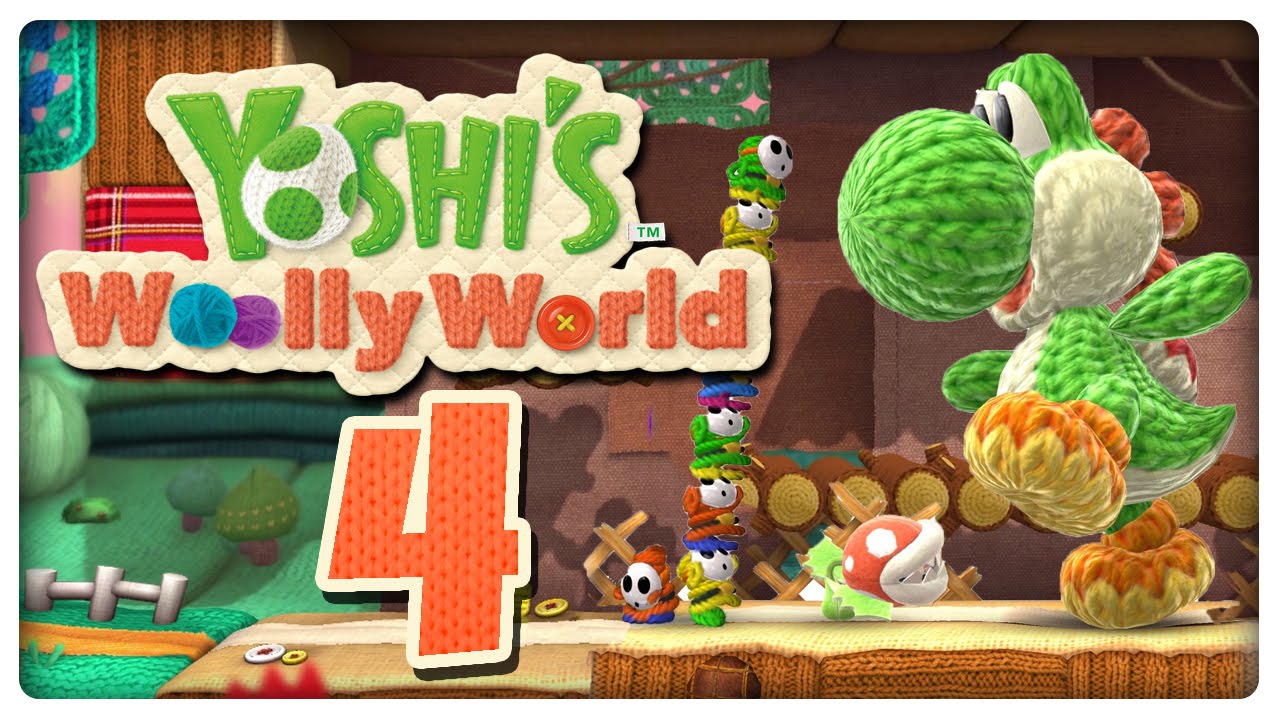 YOSHI'S WOOLLY WORLD 🧶 #4: Mega-Yoshis gegen Shy Guys mit Bomben-Wolle ...