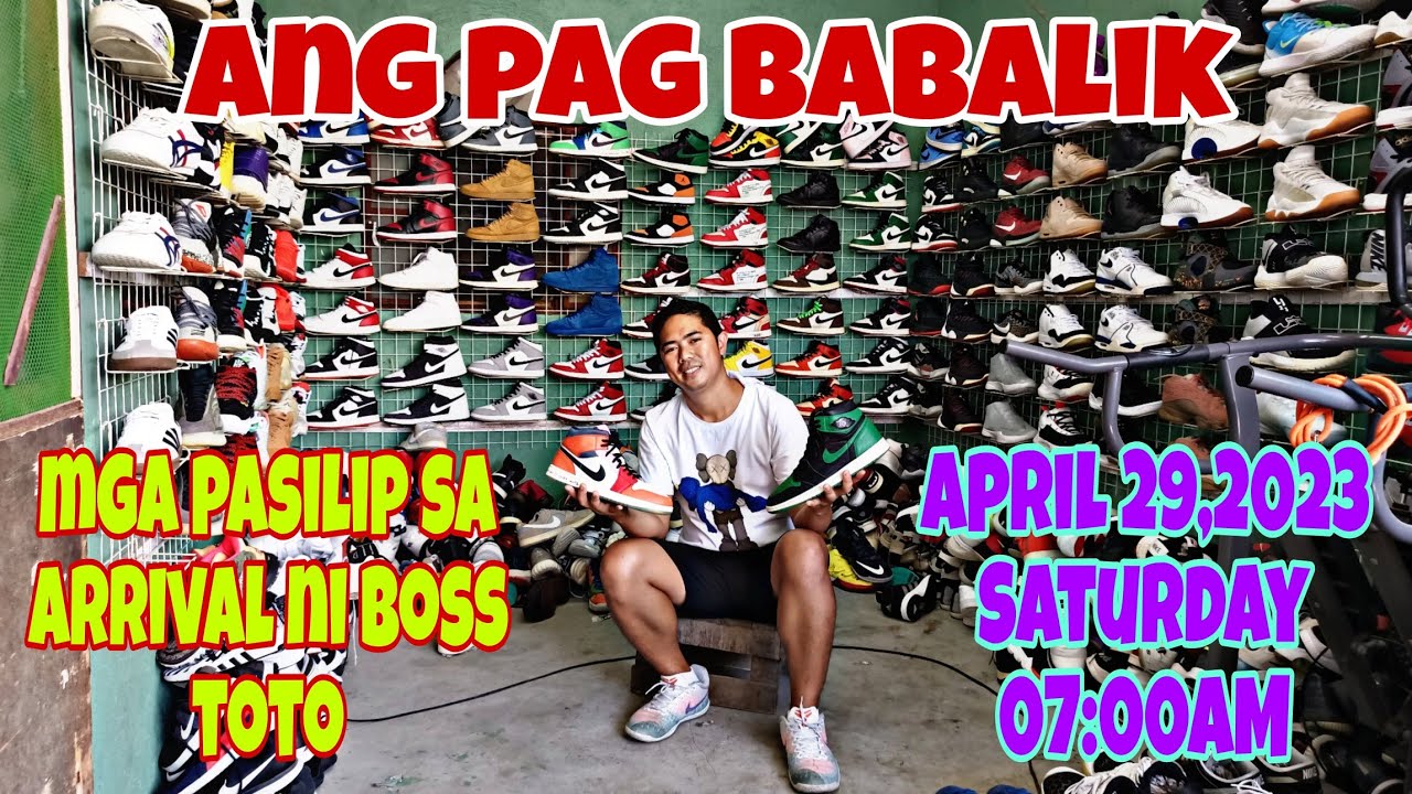 Ang PagBabalik,Pasilip sa Darating na Arrival ni Boss toto,Daming panalo Jordan 1,04 29 23 ...