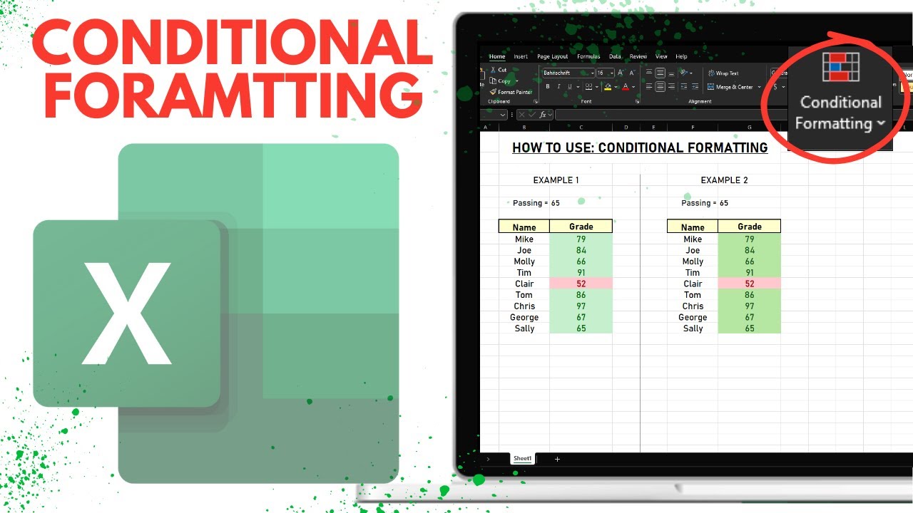 How To Use Conditional Formatting - YouTube