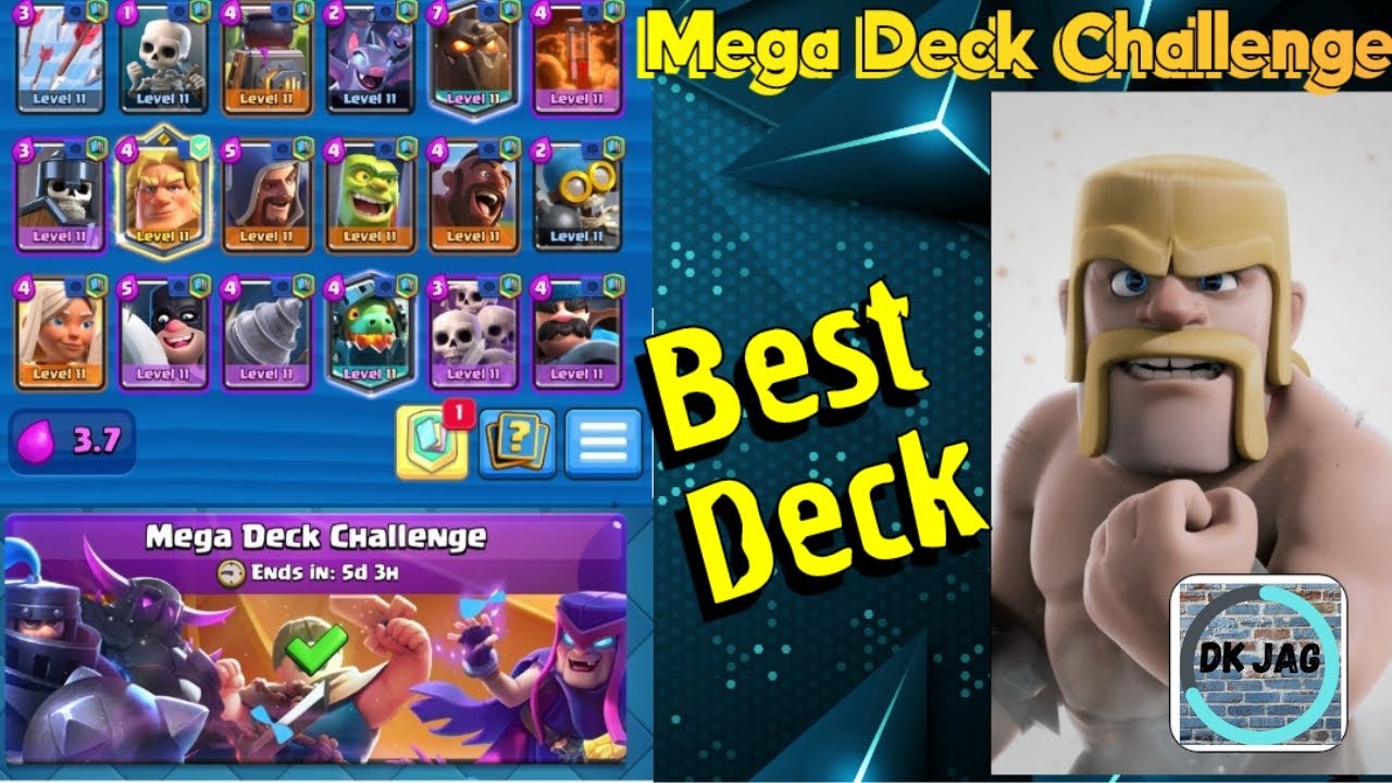 Clash Royale: Mega Deck Challenge | Best Deck | #dkjag #clashroyale # ...