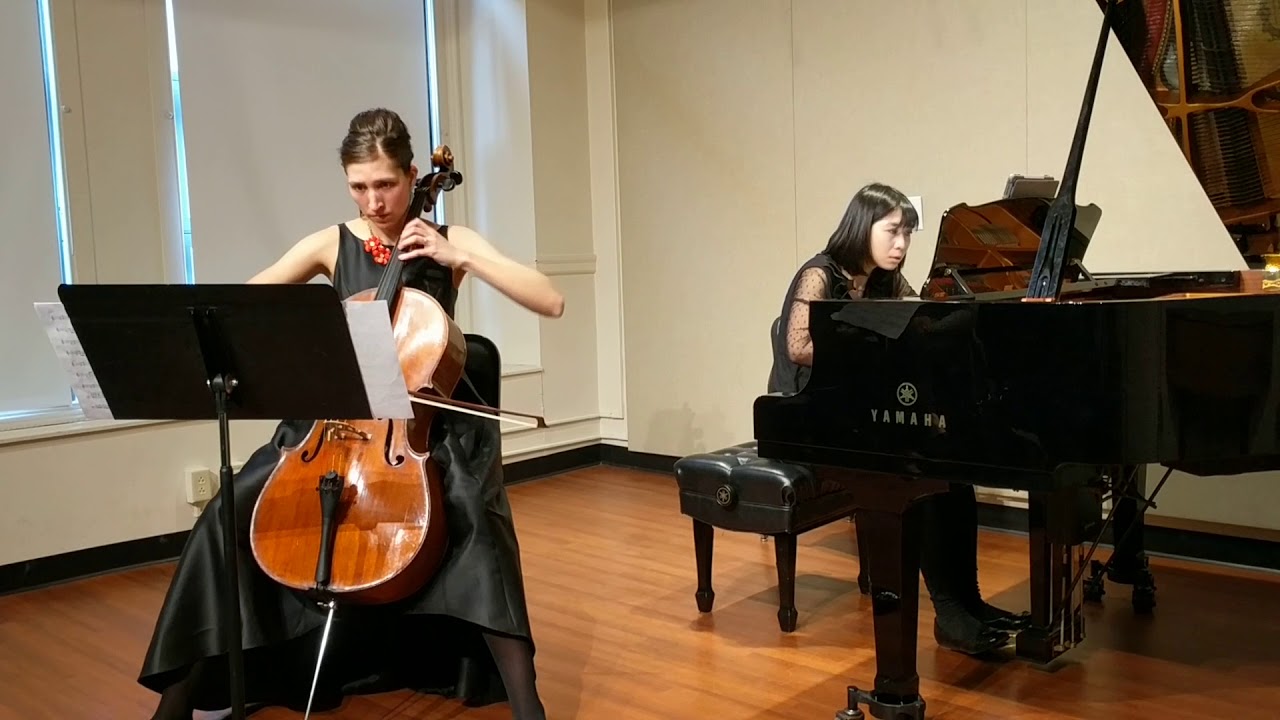 Alyssa Lawson, BU MFA Cello Recital, Le Grand Tango 1 - YouTube