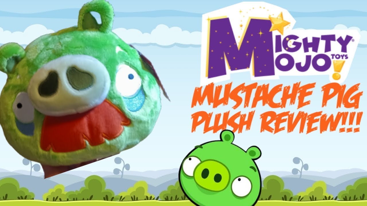 PLUSH REVIEW #4 Mighty Mojo Mustache Pig!!! - YouTube