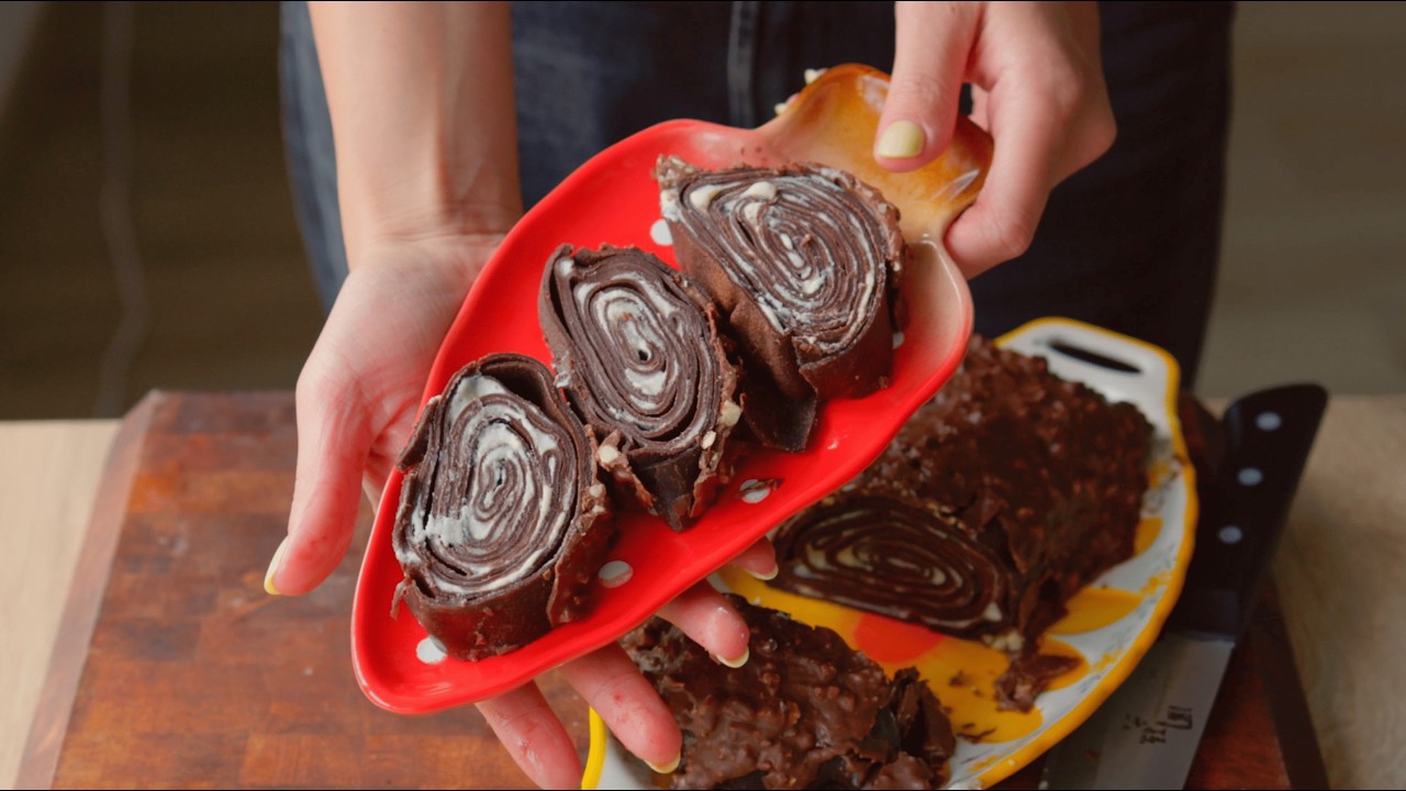 Crepe Roll Recipe | Best Dessert Recipe Ever! - YouTube
