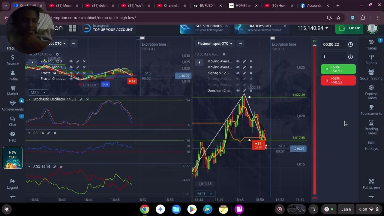 Like & Sub | Binary Option | Quick demo account trading | Mastering Monelyo Strategy . P37 - YouTube