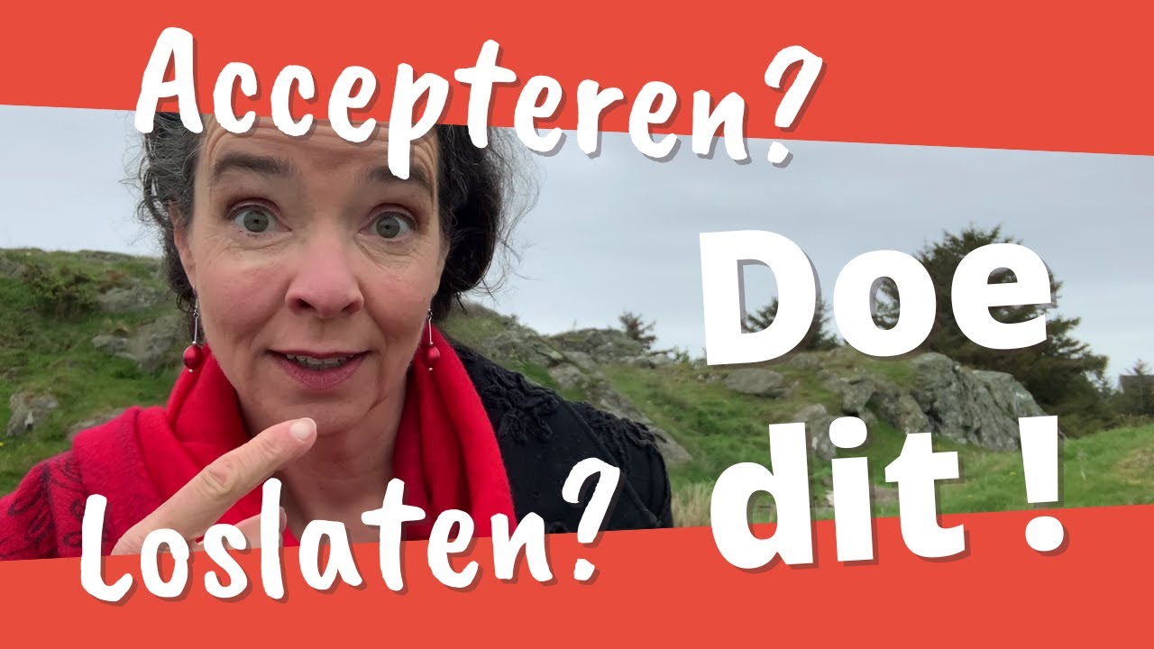 TIP bij LOSLATEN of ACCEPTEREN; stel jezelf DEZE VRAAG. Gjør det for RO ...
