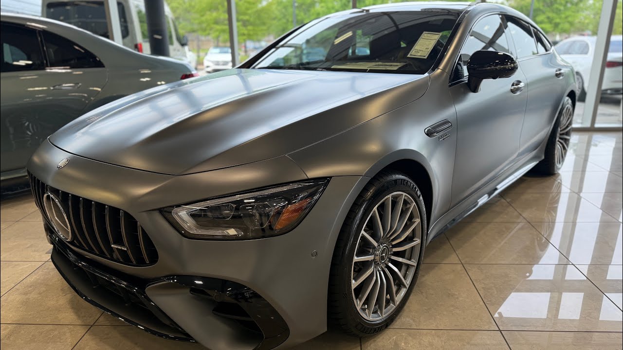 Mercedes AMG GT 53 4 door coupe body style | MANUFAKTUR Grey Magno ...