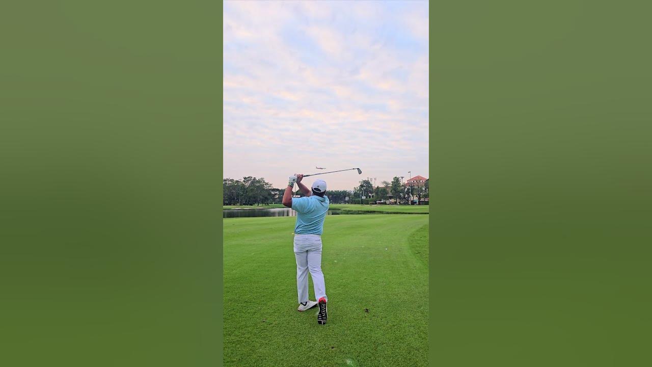 18홀 라운드 하면 비행기100개는 보는 타나시티cc #golf#kpga투어프로#golfswing#골프스윙#내꿈은장타왕#이유호프로#태국#타나시티#아이언샷#페이드#브리지스톤 ...