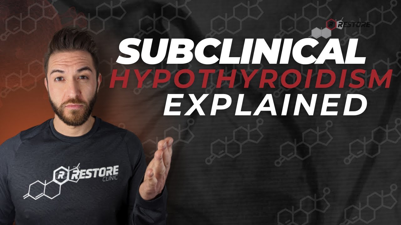 What is subclinical hypothyroidism? - YouTube