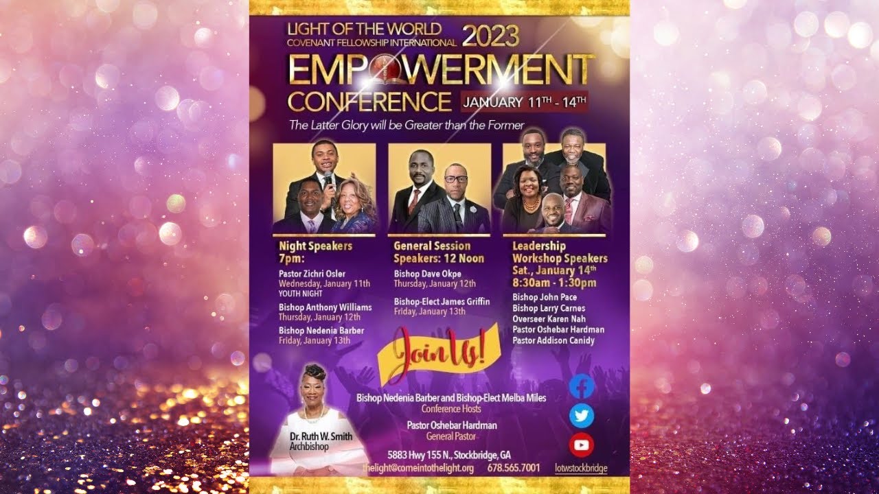 1.11.23 2023 Empowerment Conference "You Will Contend Again: Prevailing ...