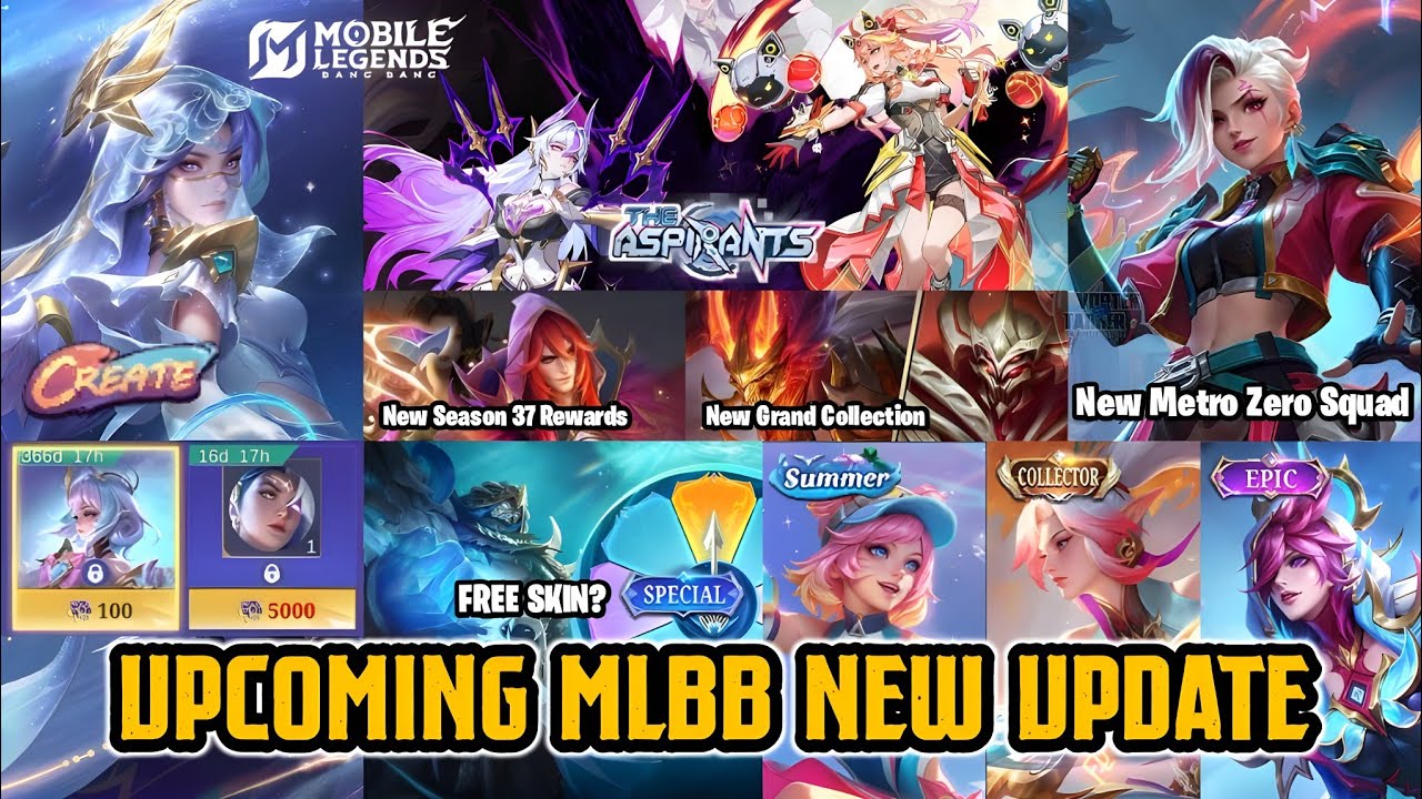 UPCOMING MLBB NEW UPDATE | NEW SKIN | NEW EVENT | NEW HERO | NEW SEASON ...