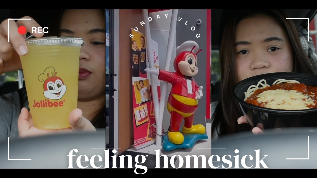 JOLLIBEE to the rescue because I was feeling homesick - YouTube