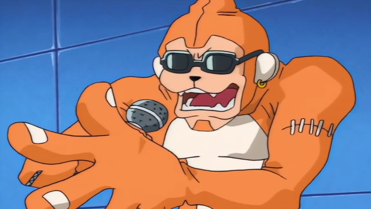 digimon adventure the first appearance of etemon - YouTube