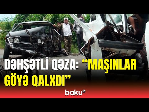 Maşını yığa bilmədi, gəlib vurdu məni | Sürücü dəhşətli qəzadan danışdı