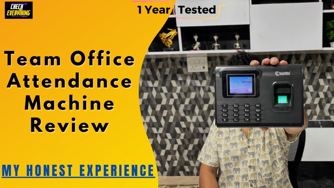 Team Office Attendance Machine Review | My Honest Experience # ...