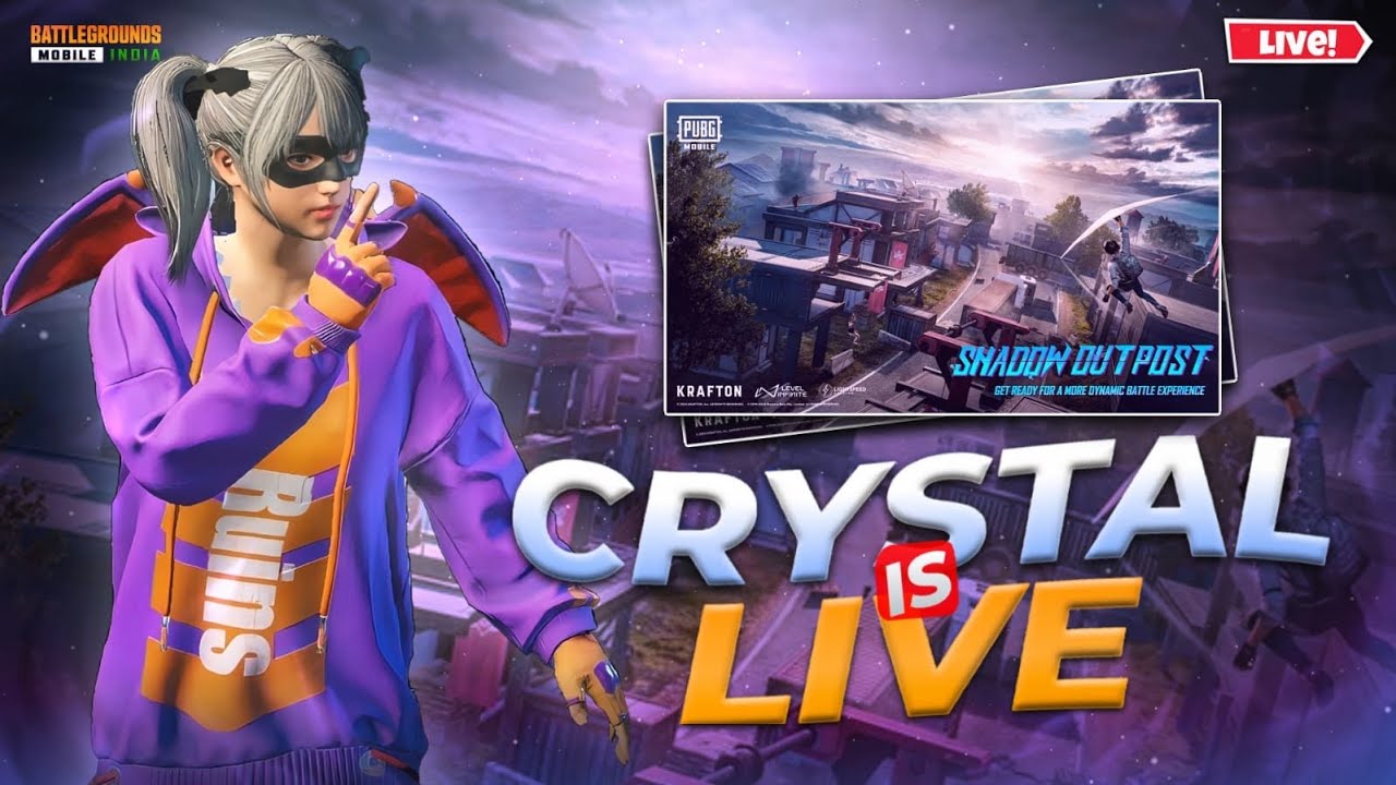 regular stream nhi hoti 🙂BGMI LIVE WITH CRYSTAL 🥰#bgmi - YouTube