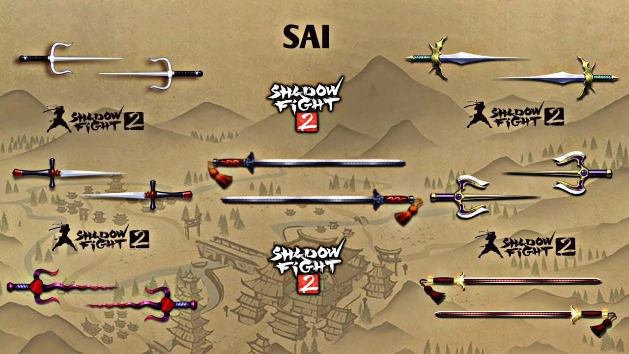 Shadow Fight 2 | All Sai | Weapon Class | Random Fights - YouTube