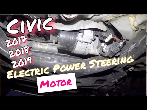 Honda CIVIC 2017 2018 2019 Electric power steering motor easy access ...