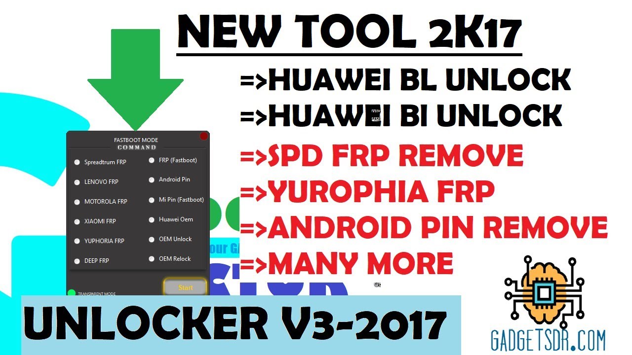 UNLOCKER V3 (Fastboot Mode) Huawei,Xiaomi,Deep,SPD,FRP & Unlock/Relock ...