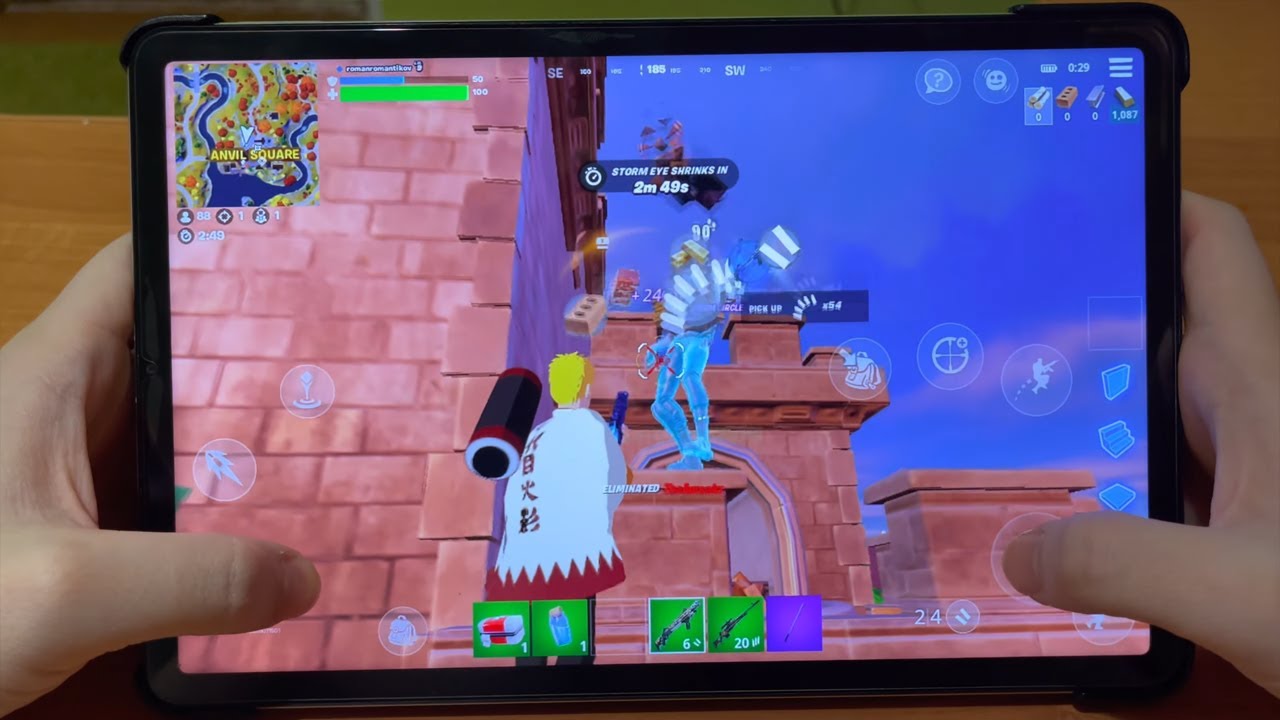 Fortnite Chapter 4 on Xiaomi pad 5 Gameplay (Tablet Android) - YouTube