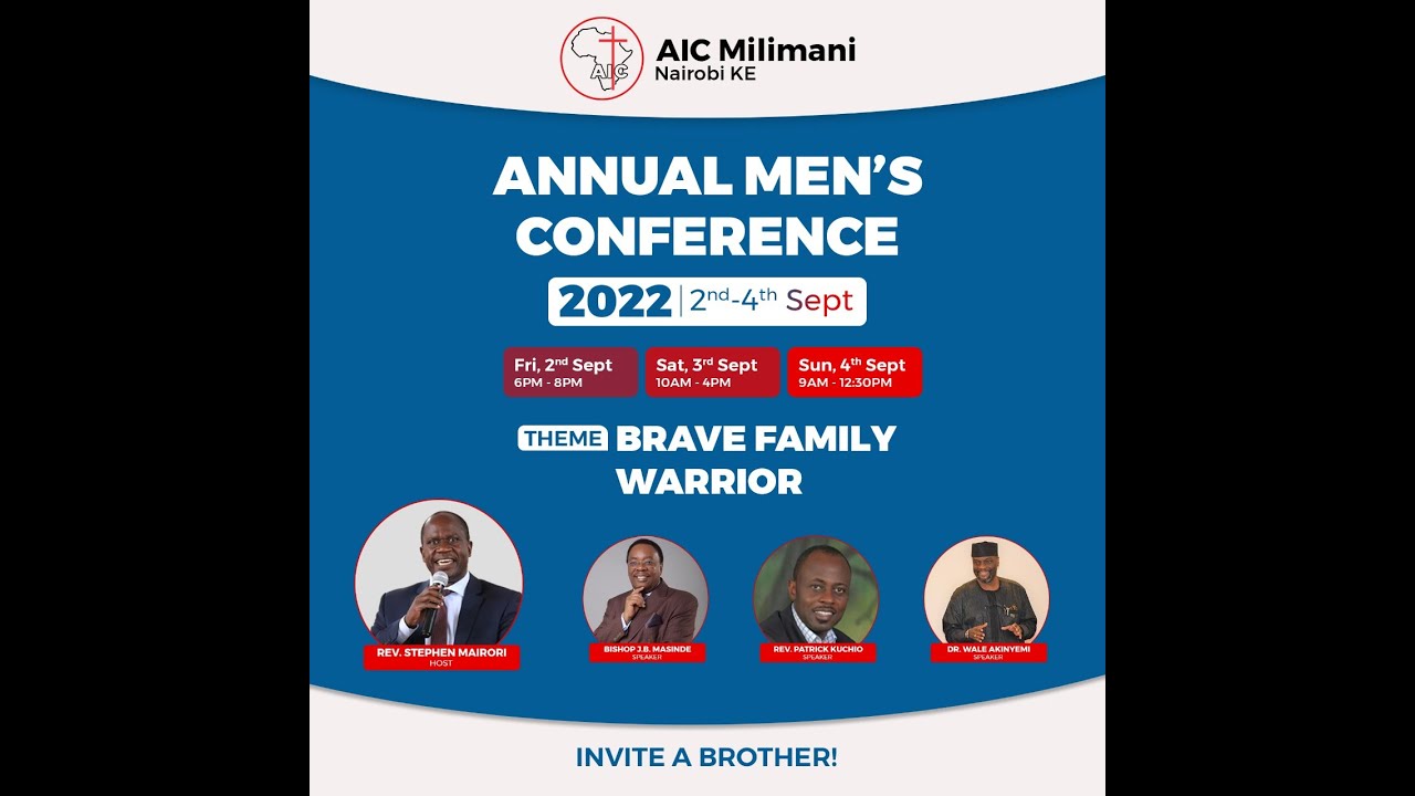 Mens Conference | AIC Milimani Nairobi (2 Sep 22) - YouTube
