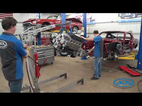 1967 Ford Mustang Engine Install
