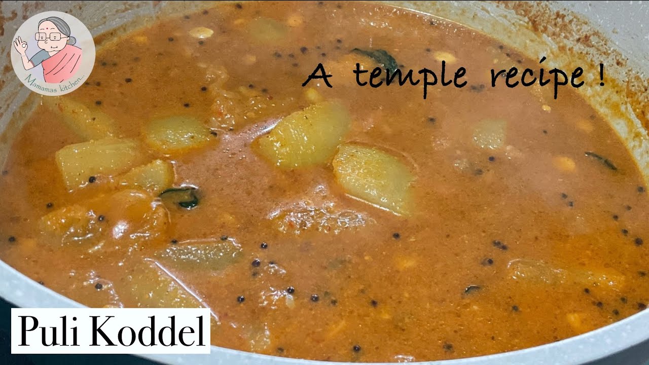 Kuvale Puli Koddel | Sweet & Sour Ash Gourd Recipe | A Temple Style GSB ...