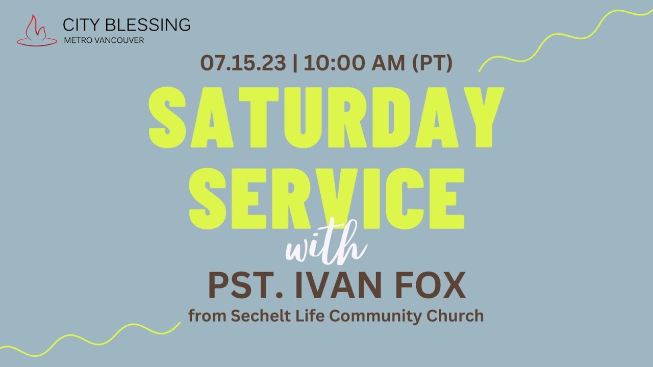 Ps. Ivan Fox (July 15, 2023) - YouTube