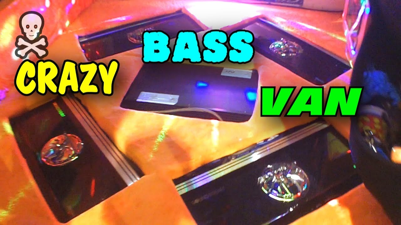 TRICKED OUT Bass Van w/ 8 SPLX 15" Subs | Soundstream TX1 / X3 AMPS ...