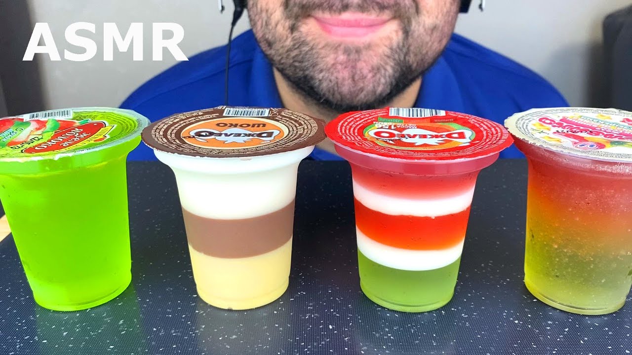 ASMR EATING JELLY MUKBANG (EATING SOUNDS) EATING SHOW - YouTube