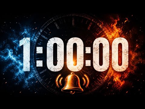 1 Hour Timer Countdown Alarm - 1 Saat Zamanlayıcı Geri Sayım Alarm