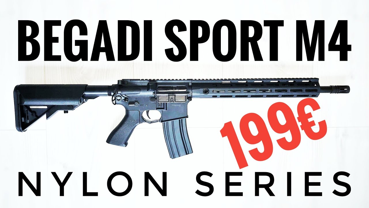 Begadi Sport M4 Nylon Review by Airsoft Start - YouTube