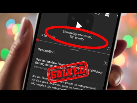 YouTube Something Went Wrong Tap to Retry iOS 16 | Something Went Wrong ...
