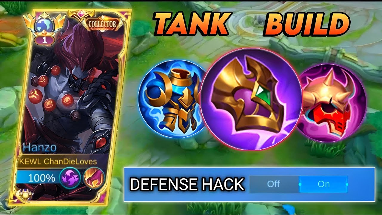 HANZO TANK BUILD 2023 | DEFENSE HACK ! | Ch4Nzo Game Play - YouTube