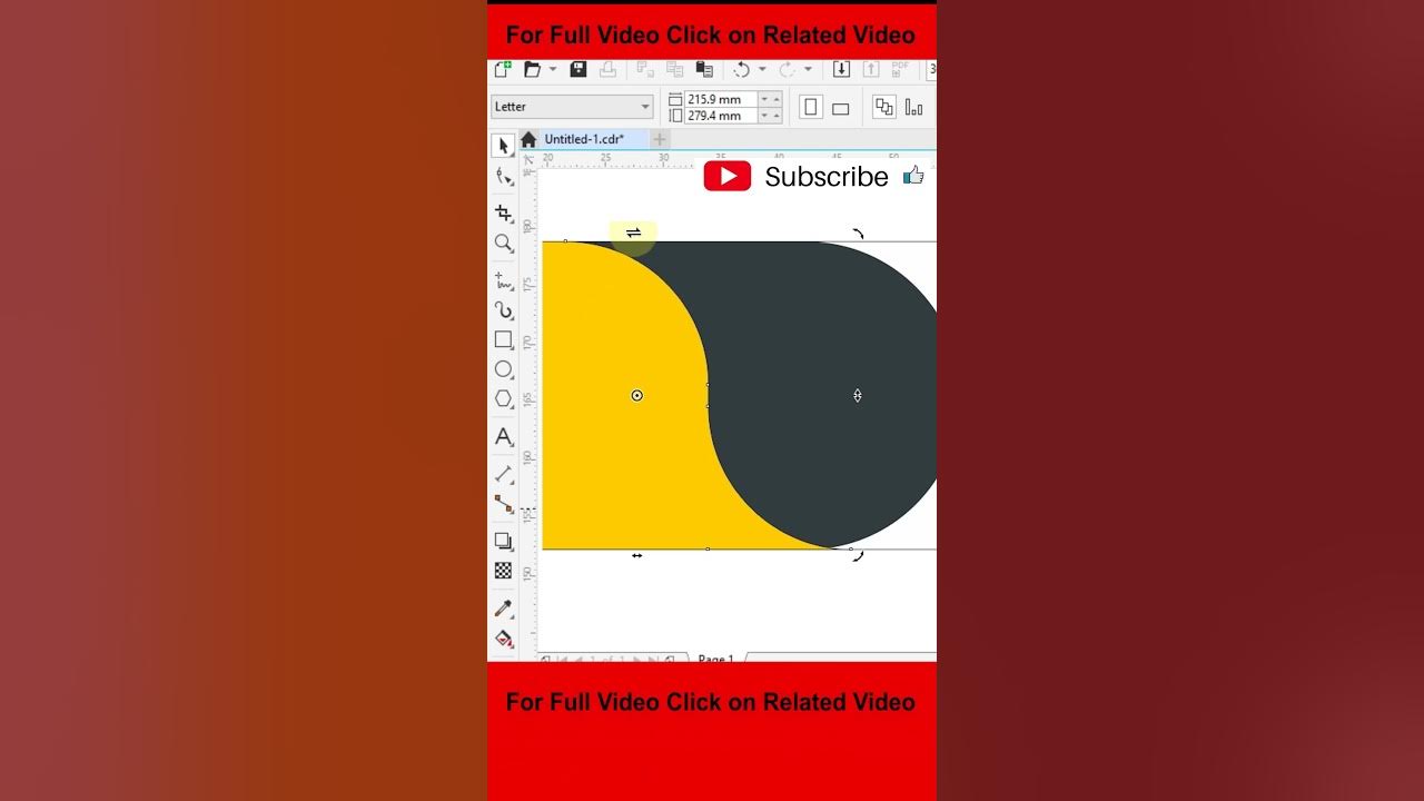 Simple Background Curve Design In Coreldraw | CoreldrawFever Studio # ...