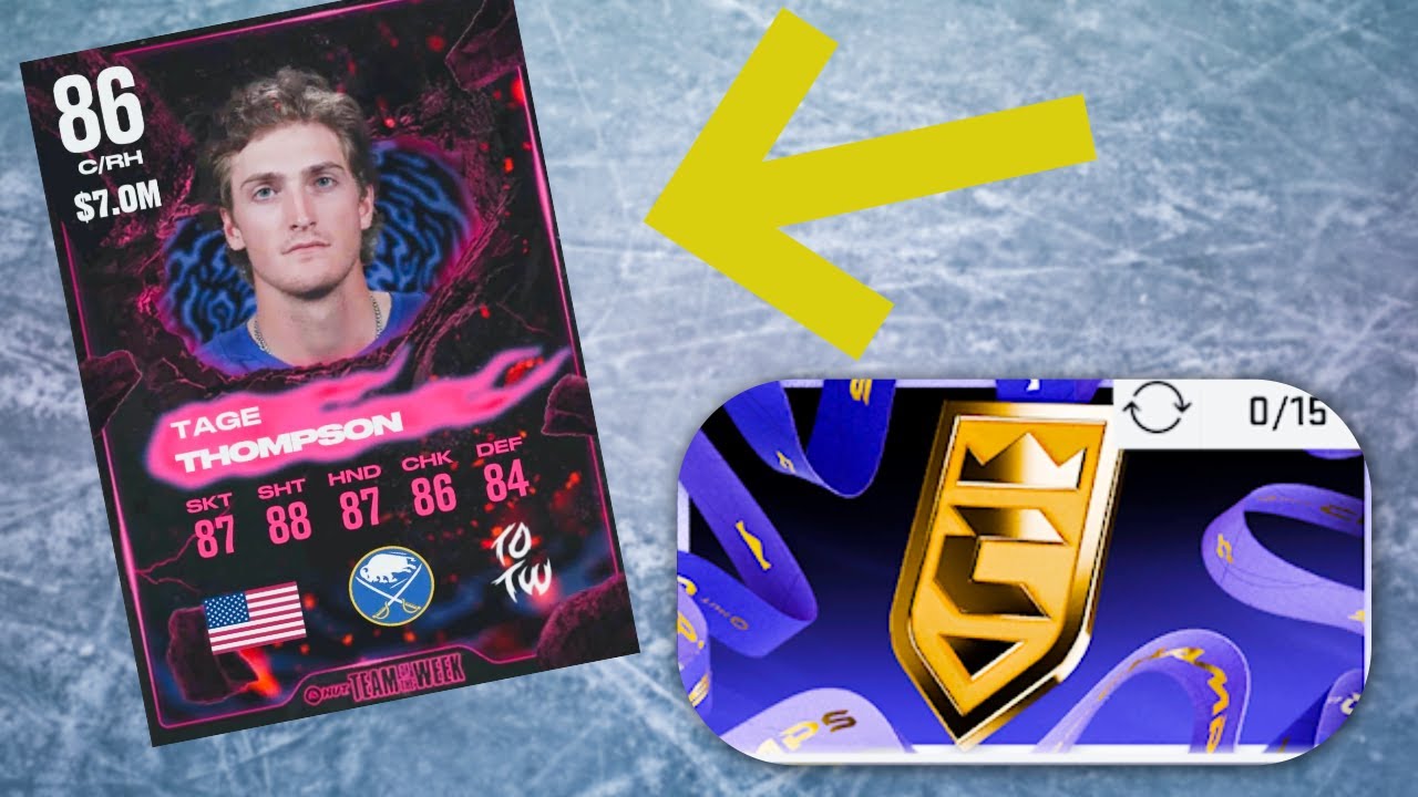 Récompenses CHAMPS, Tage Thompson (meta) et Team Update | NHL 26 HUT ...