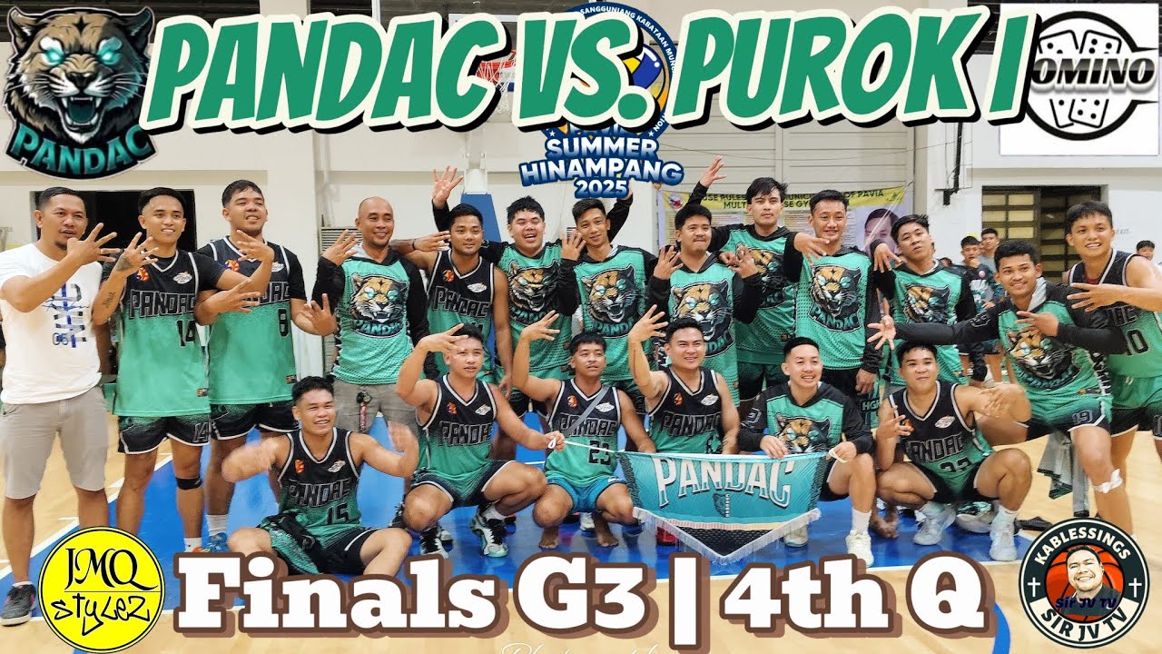 Pandac vs. Purok I | Finals Game 3 | Seniors - 4th Quarter | Pavia ...