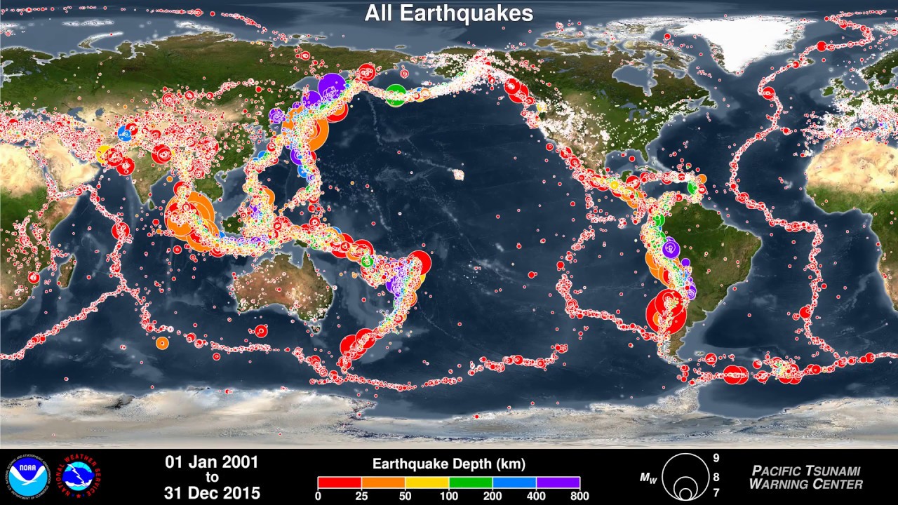 Earthquakes of the First 15 Years of the 21st Century - PTWC 2DIC'16 ...