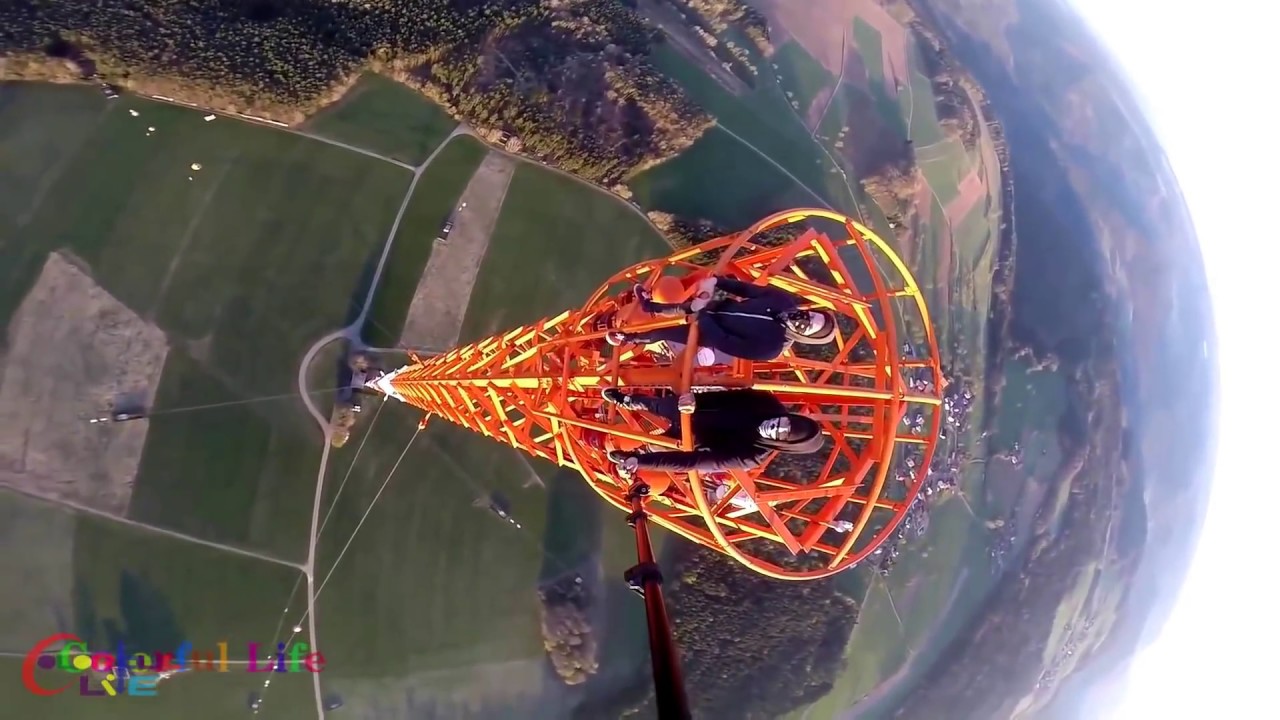 PEOPLE ARE INSANE Amazing stunts Heights part 2 - YouTube